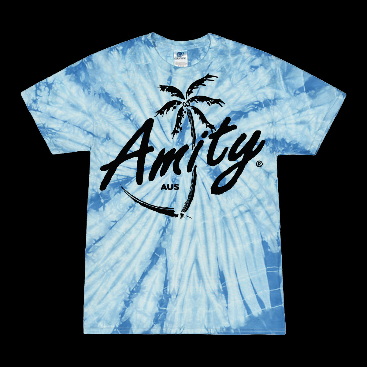 Palm Tree Scythe - Spider Baby Blue T-Shirt – The Amity Affliction